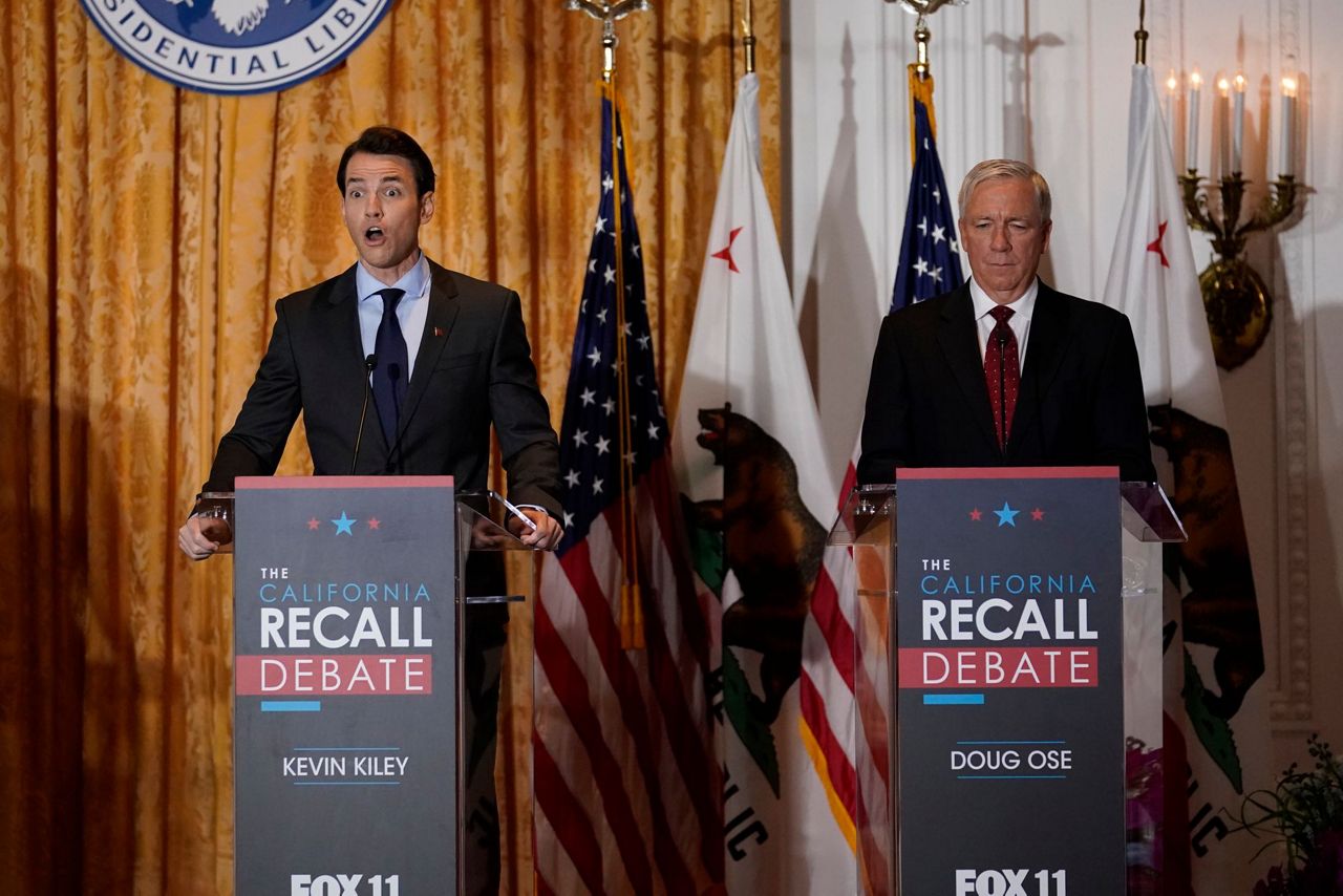 Republicans aim at GOP base in 1st California recall debate