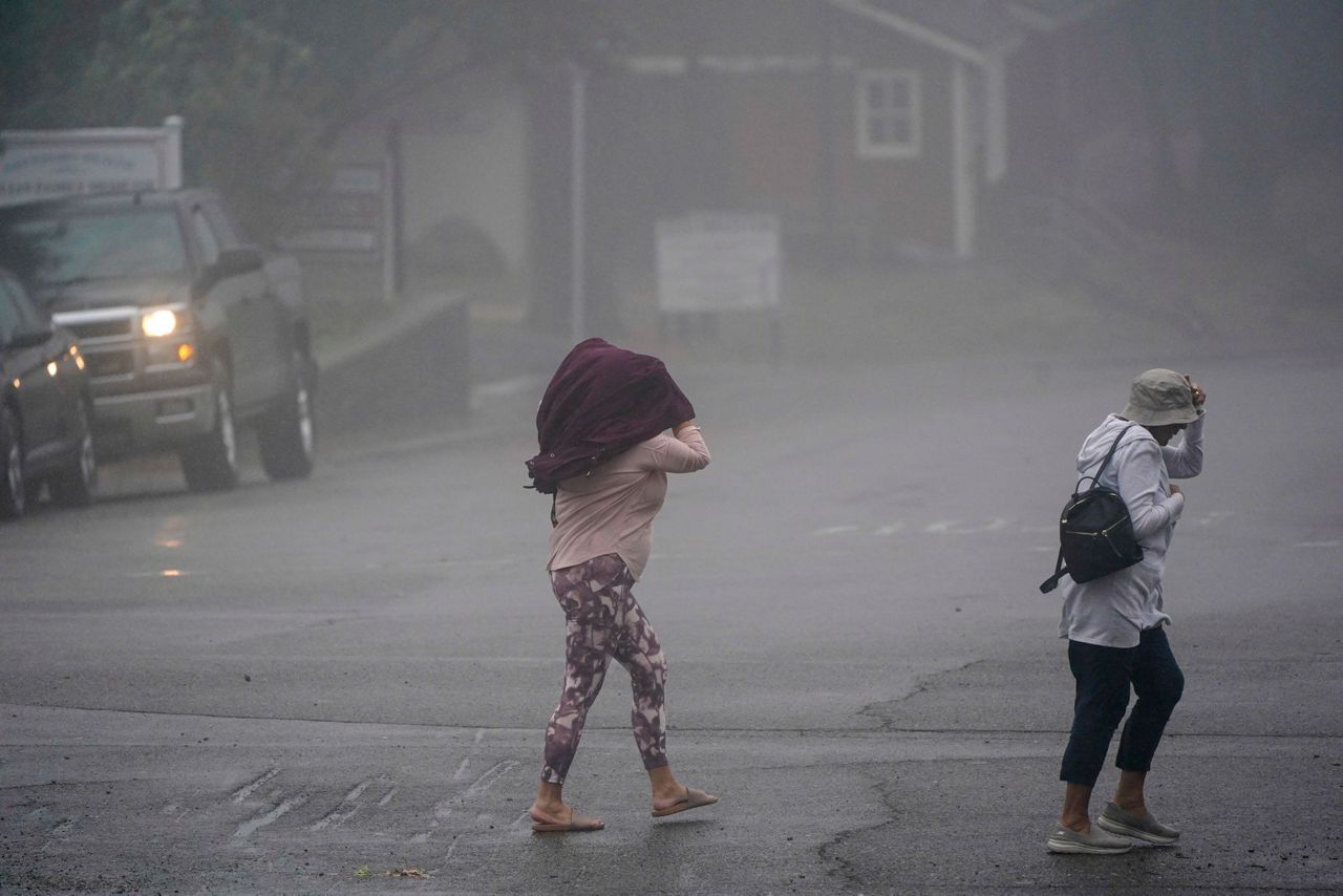 Heat wave breaks in Southern California with spotty rain