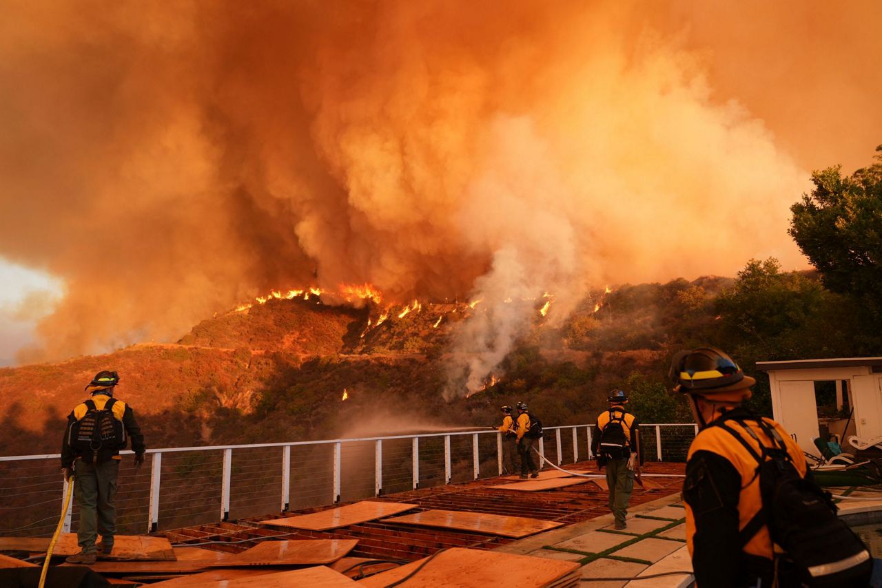 Study says climate change made conditions that fed California wildfires ...