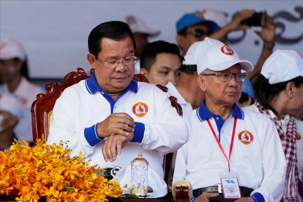 Cambodia's Hun Sen, Asia's longest serving leader, says he'll step down ...