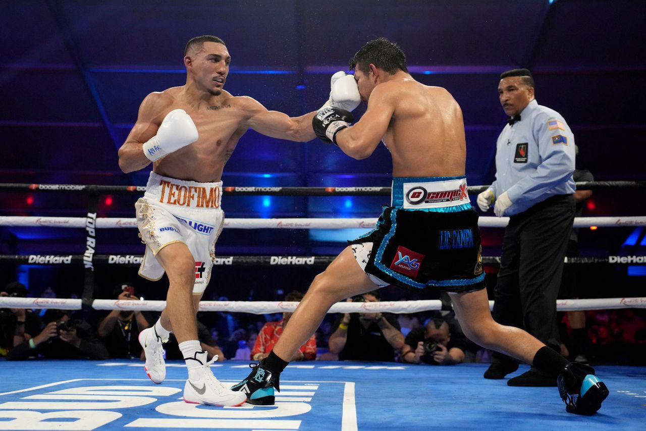 Teofimo Lopez stops Pedro Campa in 7th in return to ring