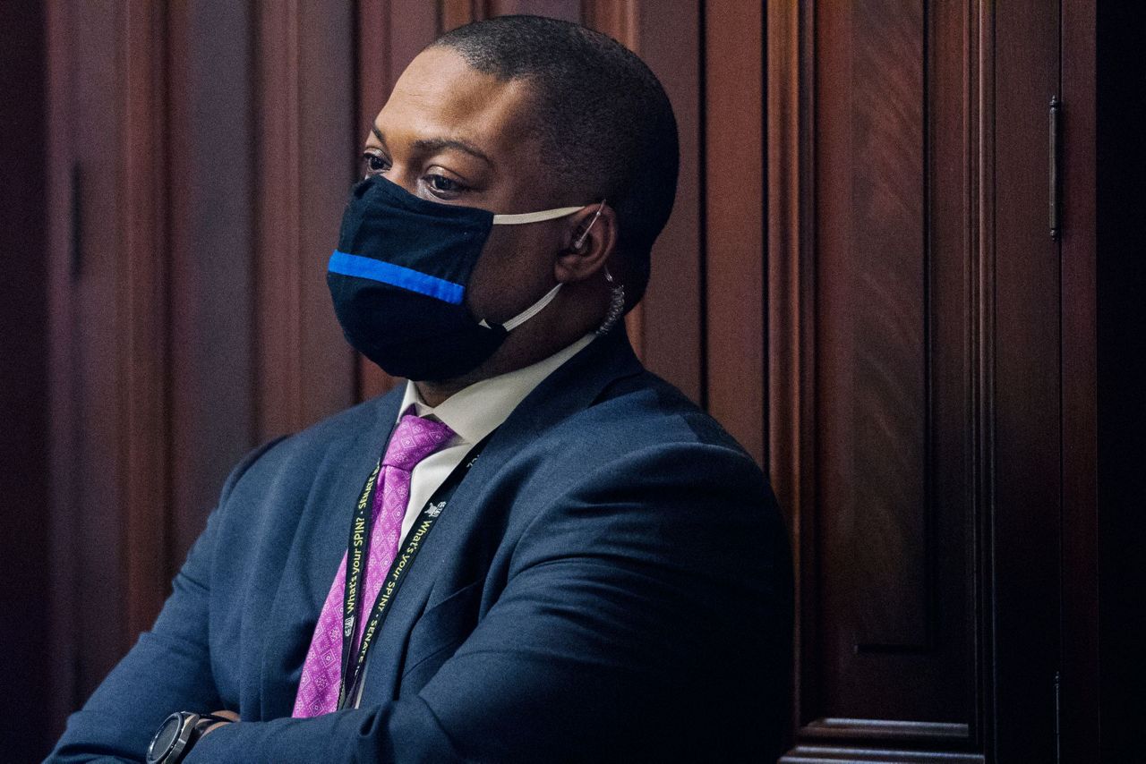 Man who carried Confederate flag into Capitol heads to trial