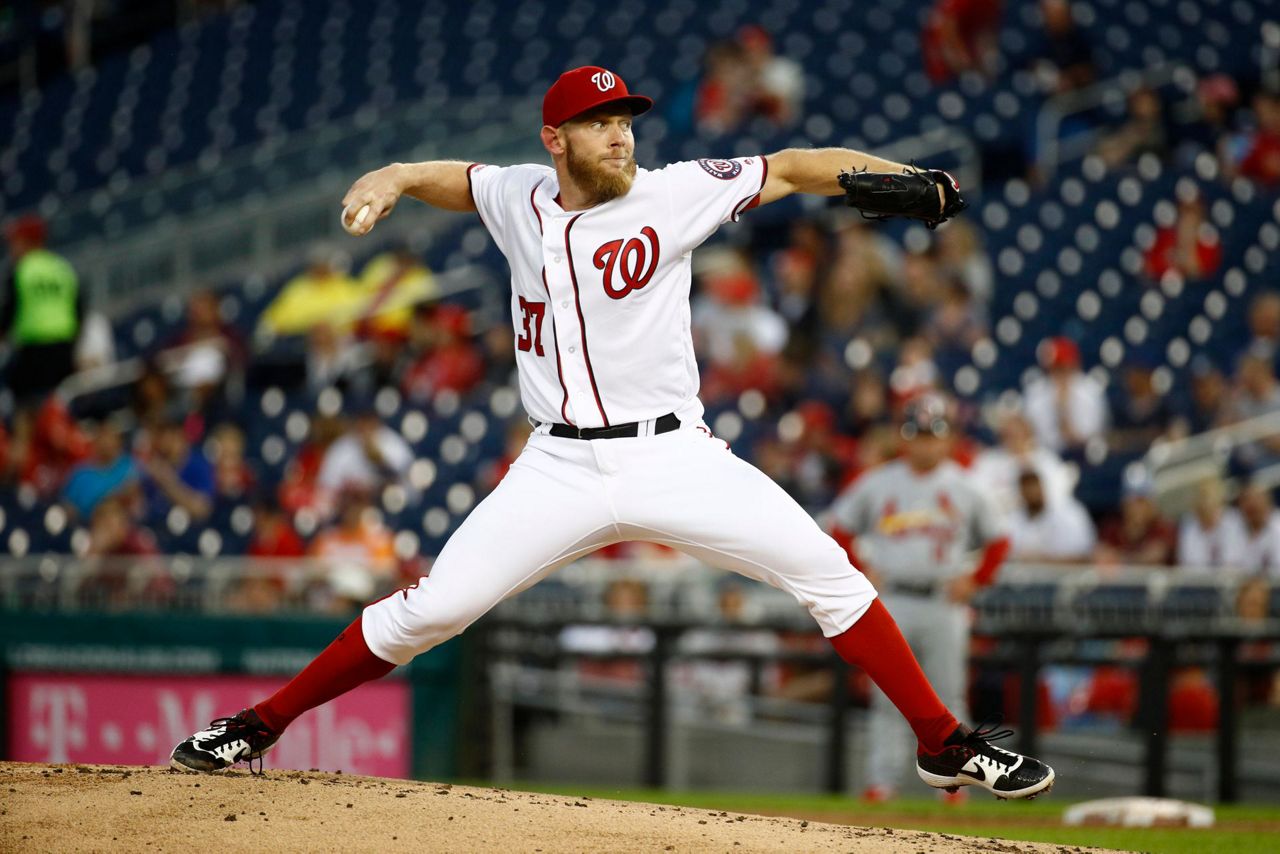 Strasburg fastest to 1,500 Ks, Nationals beat Cardinals 2-1