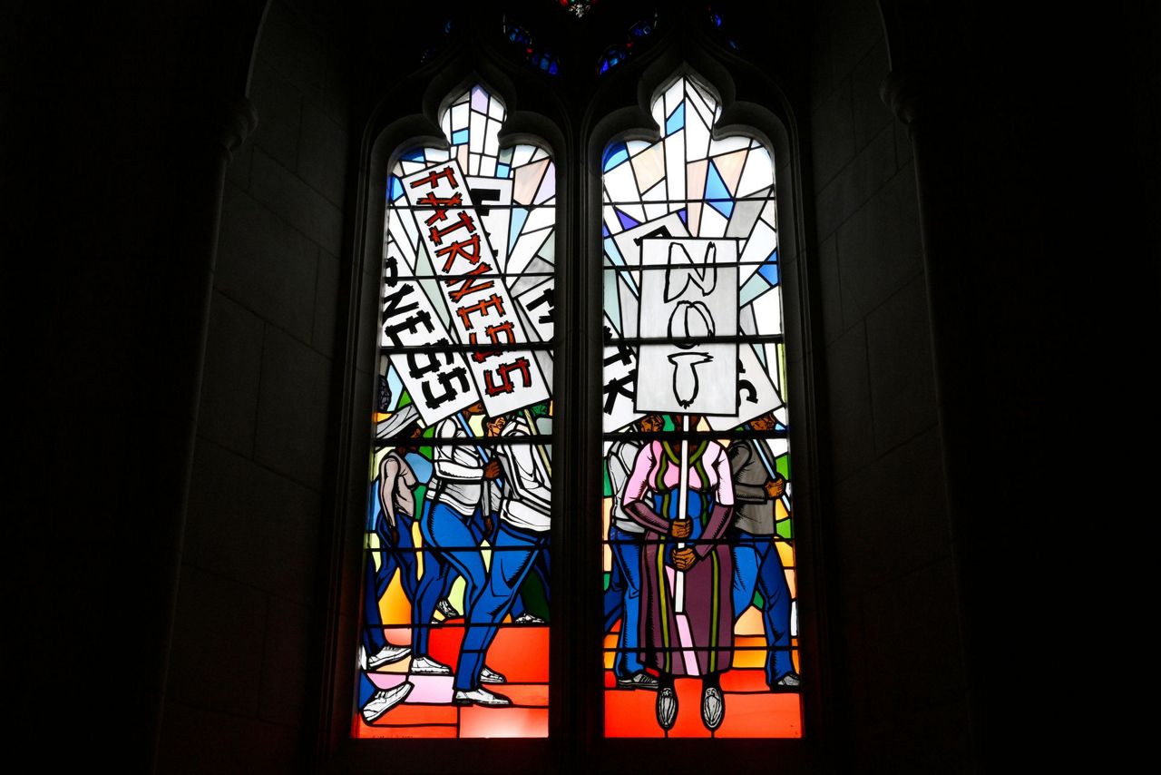 National Cathedral replaces windows honoring Confederacy with stained ...