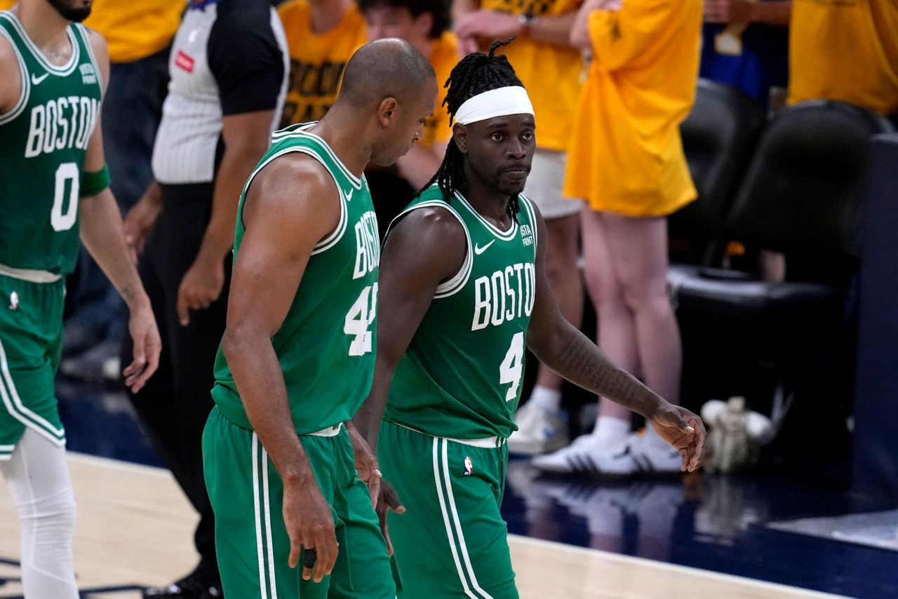 Jrue Holiday's finishing flurry helps Celtics beat Pacers 114-111 for 3-0 lead in East finals