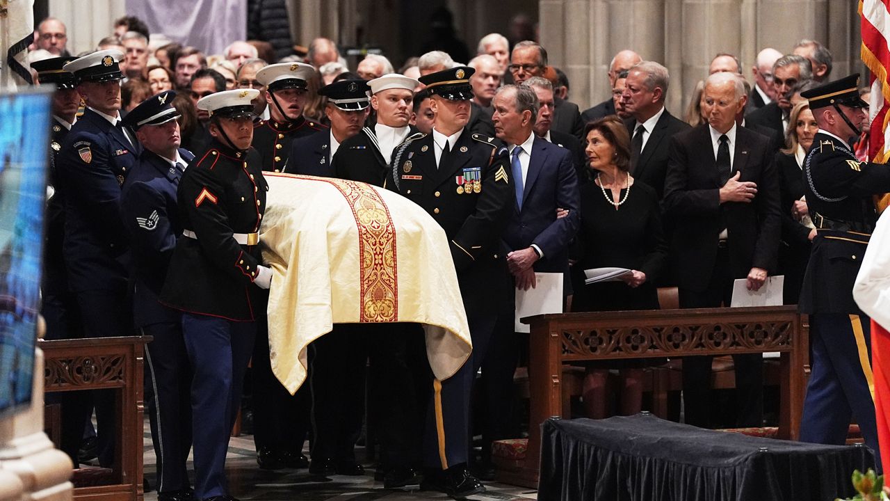 Former Vice President Dick Cheney honored at DC funeral