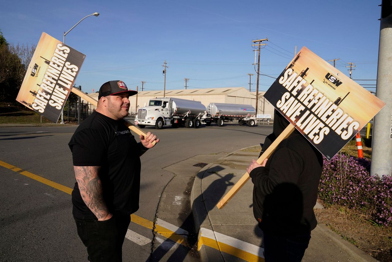 Workers go on strike at California refinery owned by Chevron