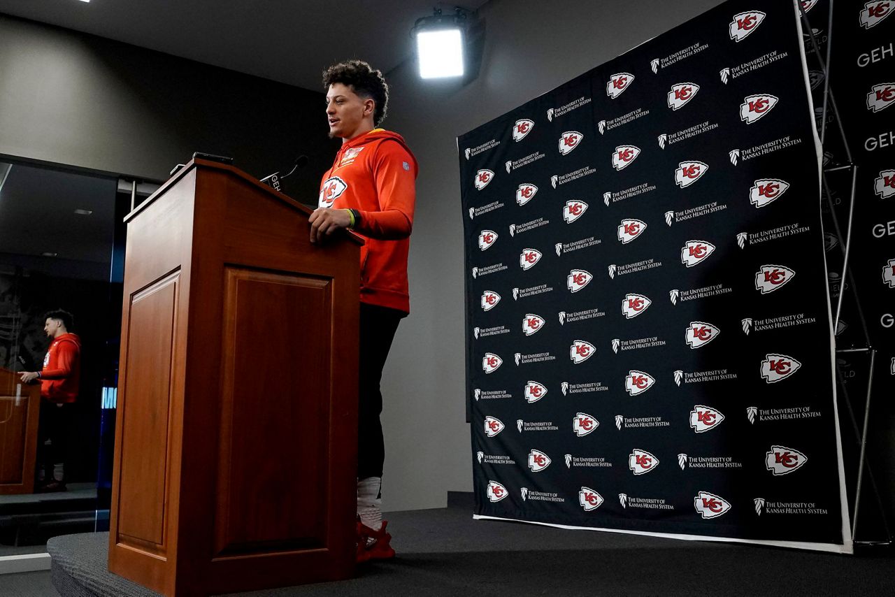 Chiefs' Patrick Mahomes gets back to work for Super Bowl