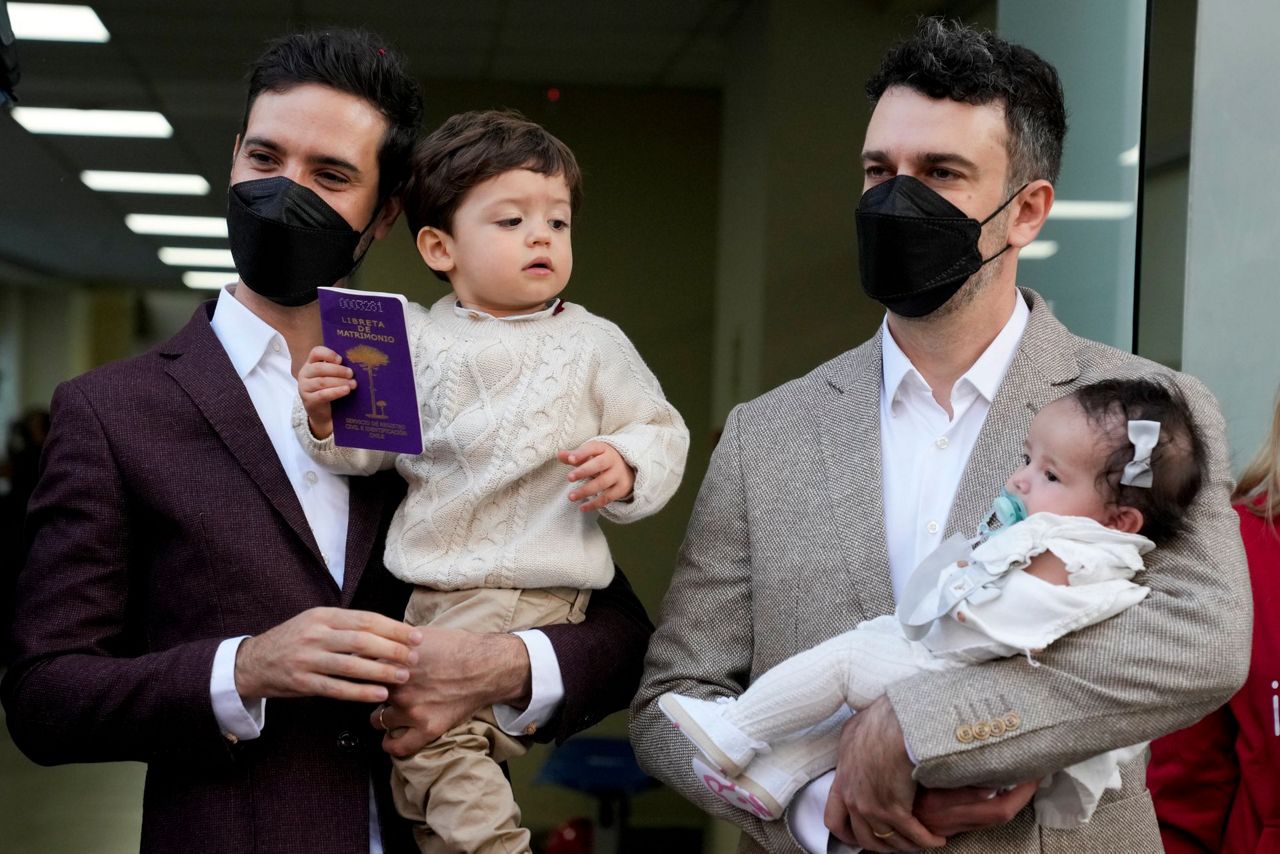 First same-sex couple marries in Chile under new law