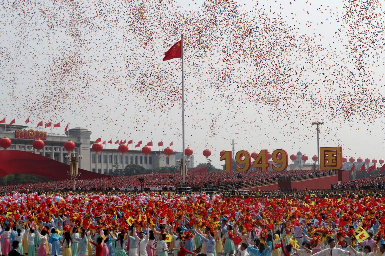 AP PHOTOS: China marks National Day with military might
