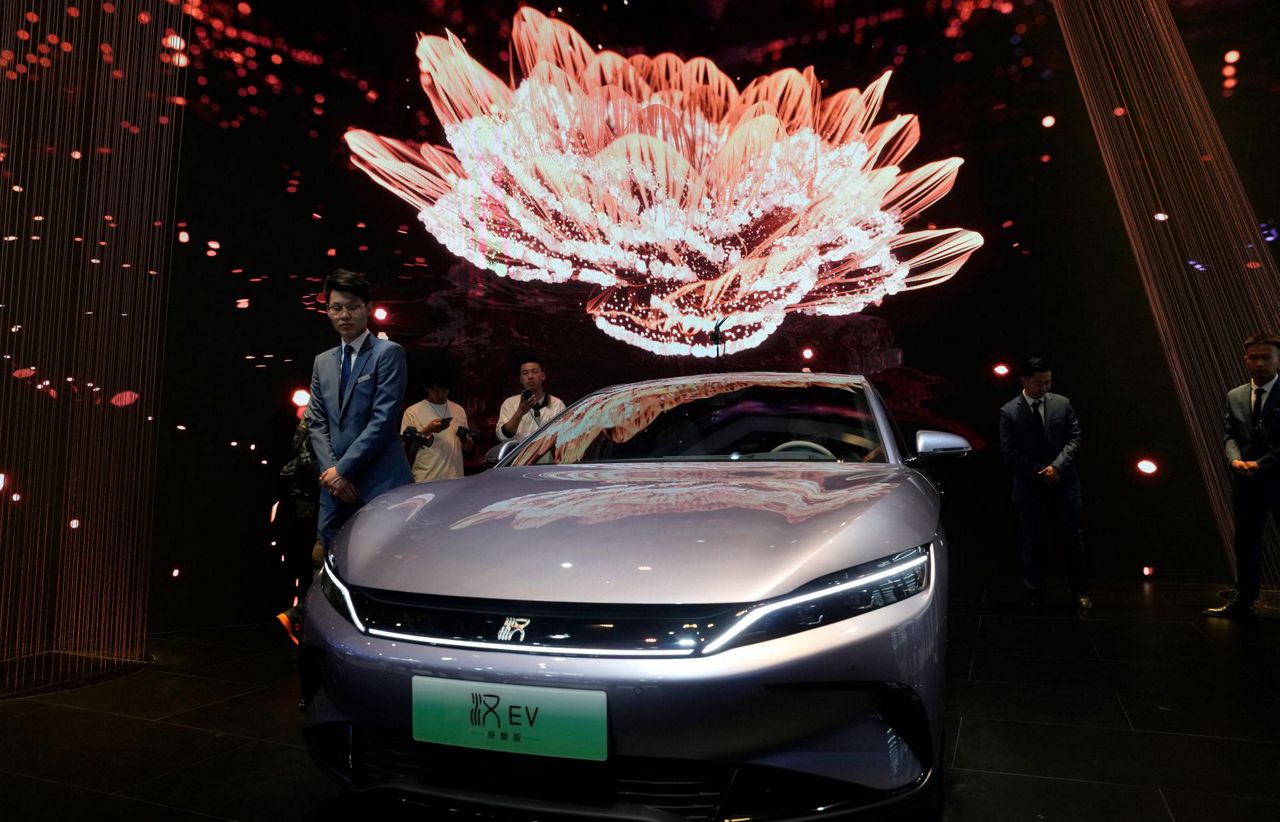 Electric cars and digital connectivity dominate at Beijing auto show