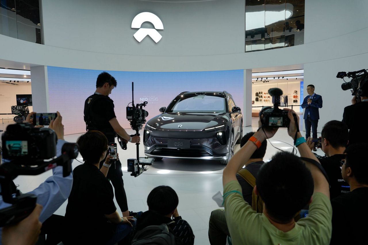 Volkswagen unveils electric luxury sedan at China auto show
