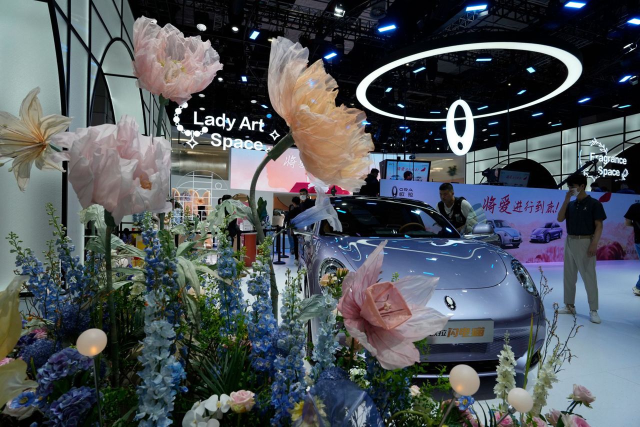 Volkswagen unveils electric luxury sedan at China auto show