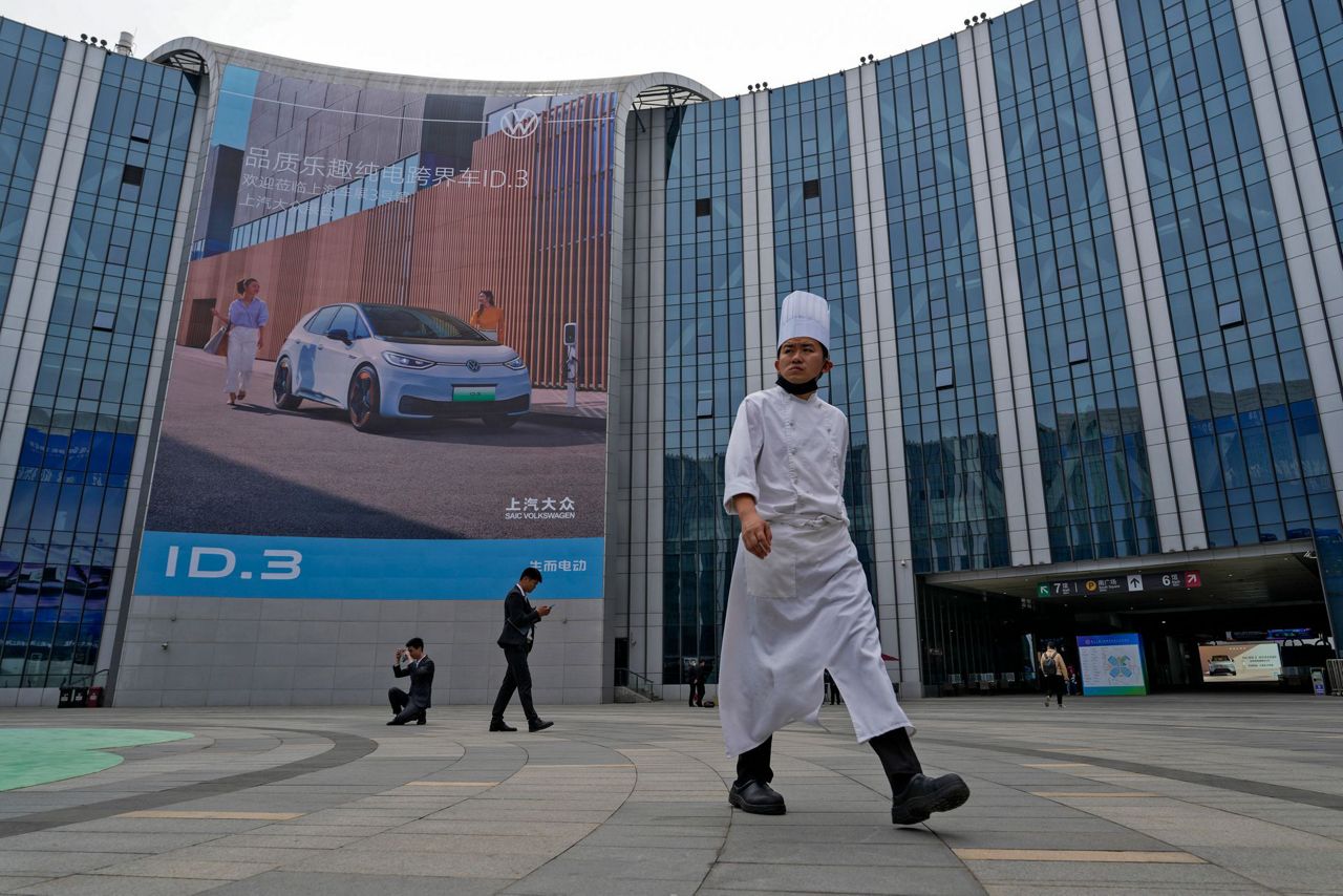 Volkswagen unveils electric luxury sedan at China auto show