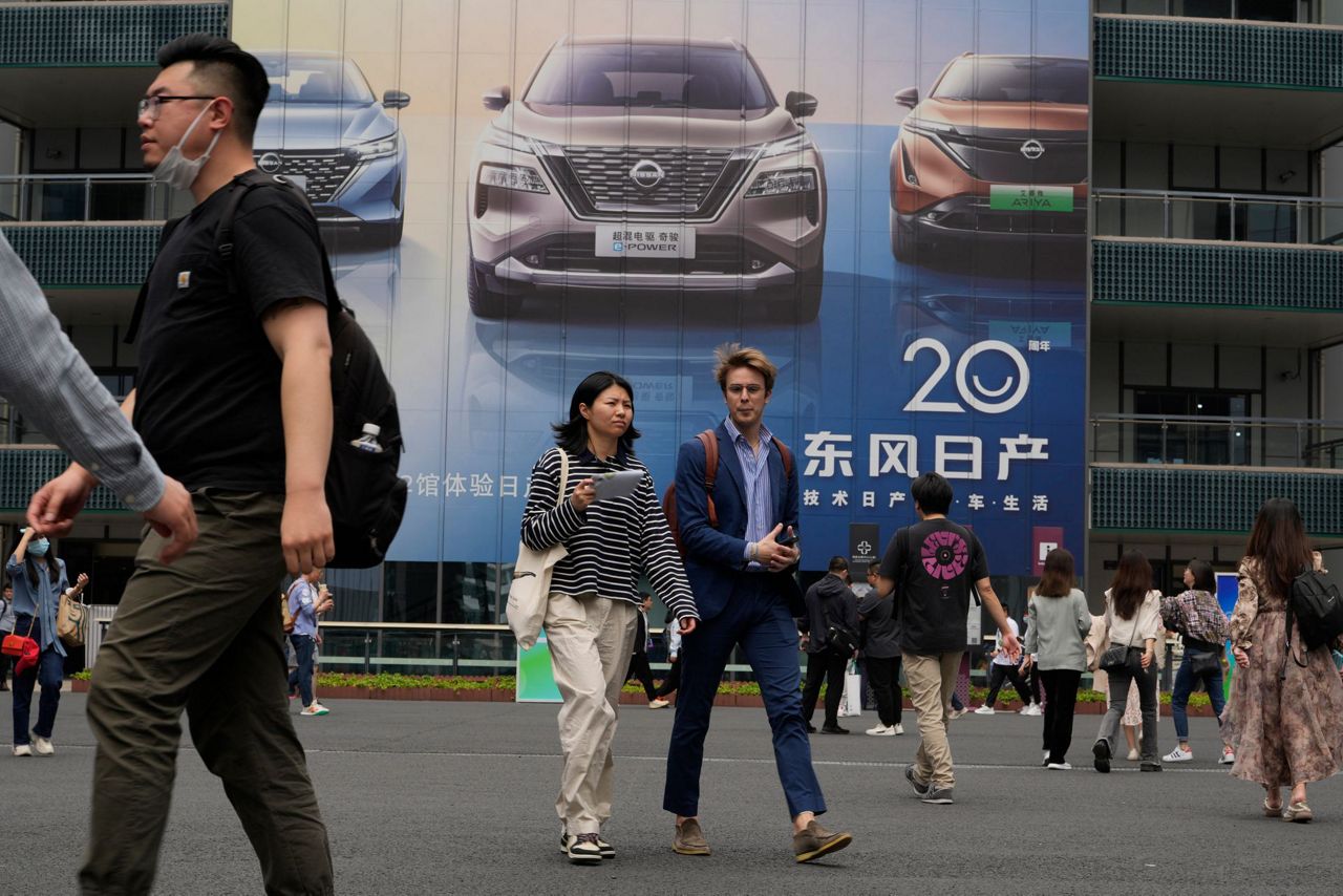Volkswagen unveils electric luxury sedan at China auto show