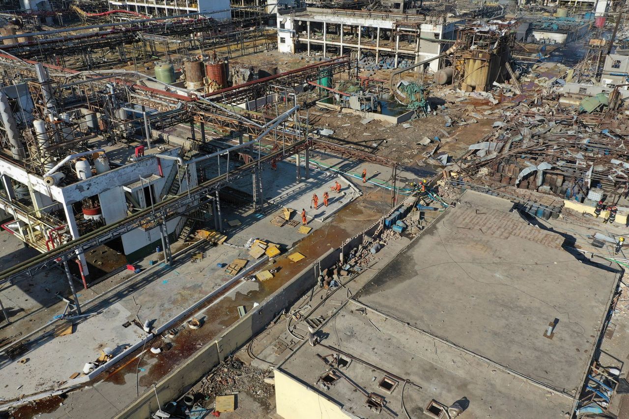 Death toll in China chemical plant explosion rises to 44