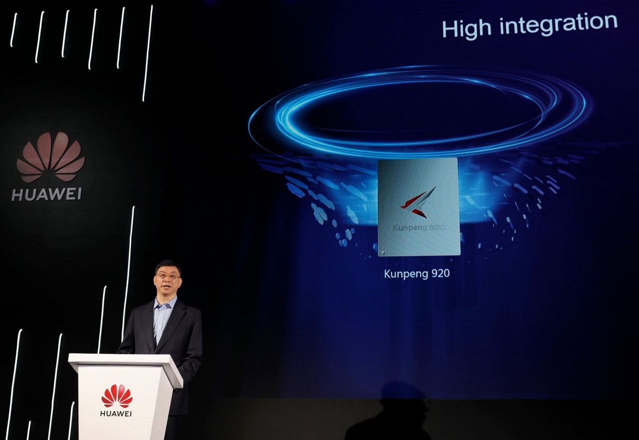 China's Huawei unveils chip for global big data market