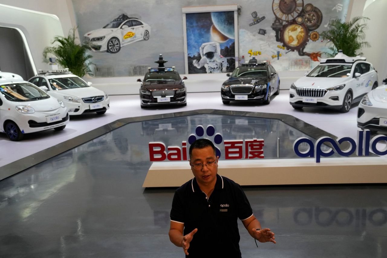 China's Baidu races Waymo, GM to develop self-driving cars