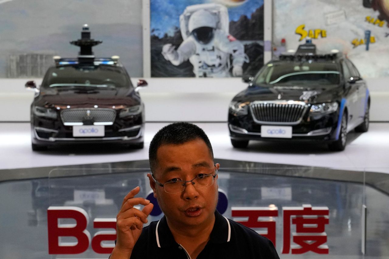 China's Baidu races Waymo, GM to develop self-driving cars