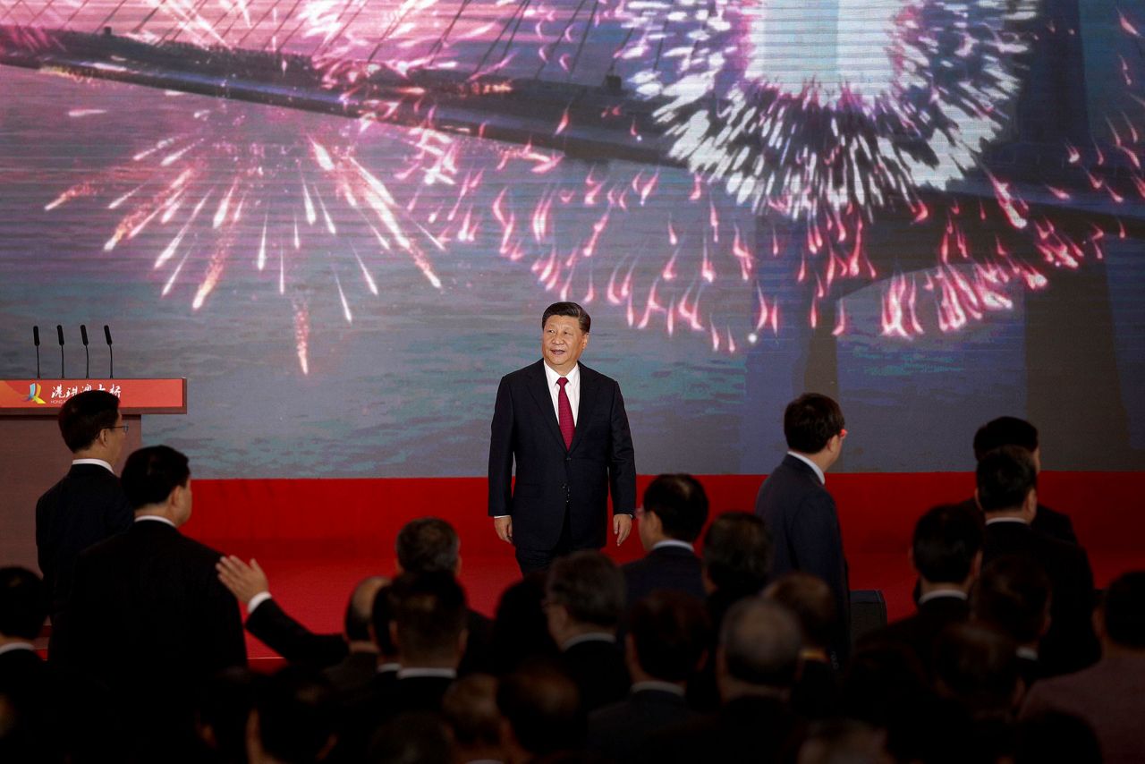 China opens mega-bridge linking Hong Kong to mainland
