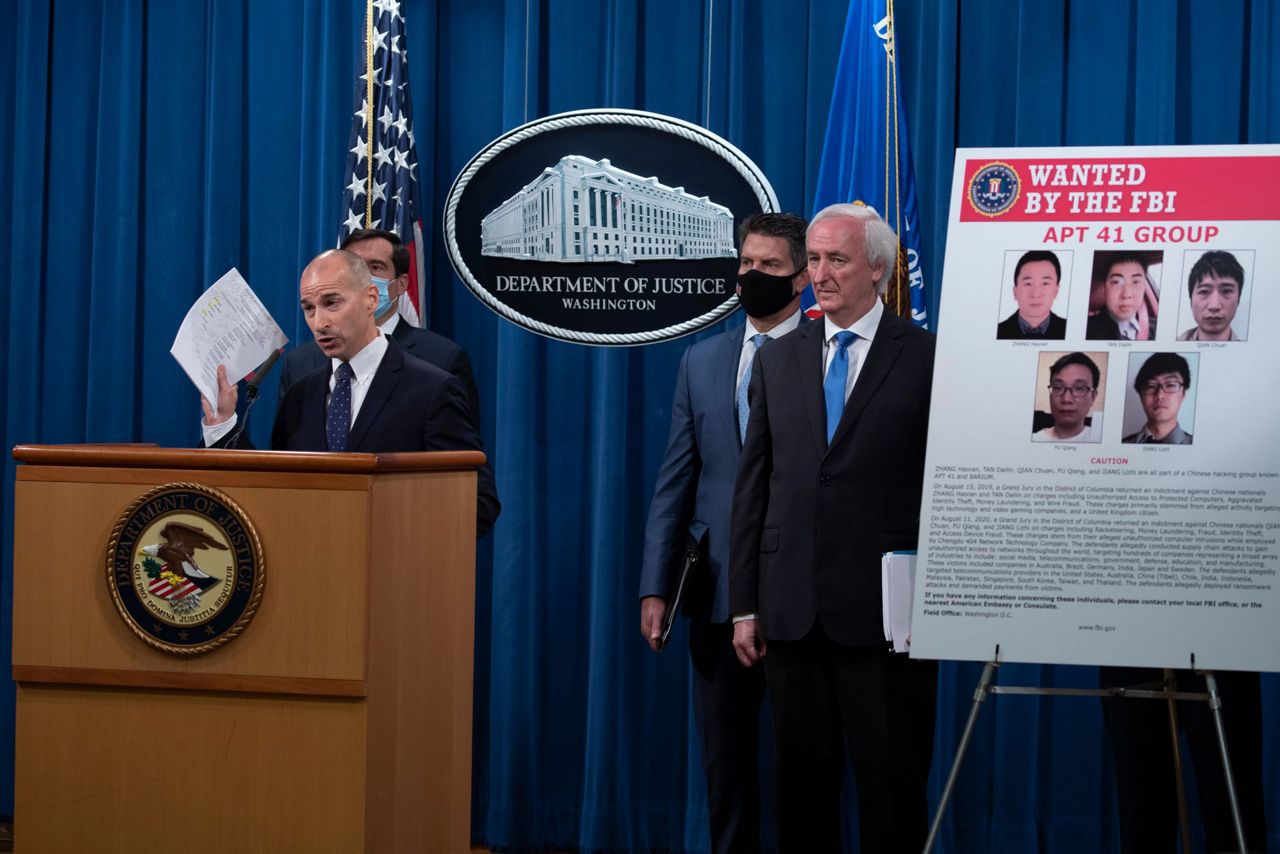 US charges 5 Chinese citizens in global hacking campaign