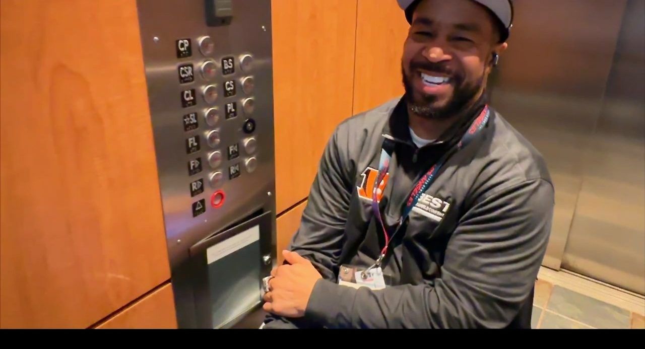 Bengals elevator operator inspires despite ups and downs