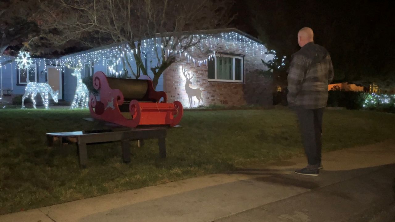 The holiday spirit is alive in Christmas Tree Lane