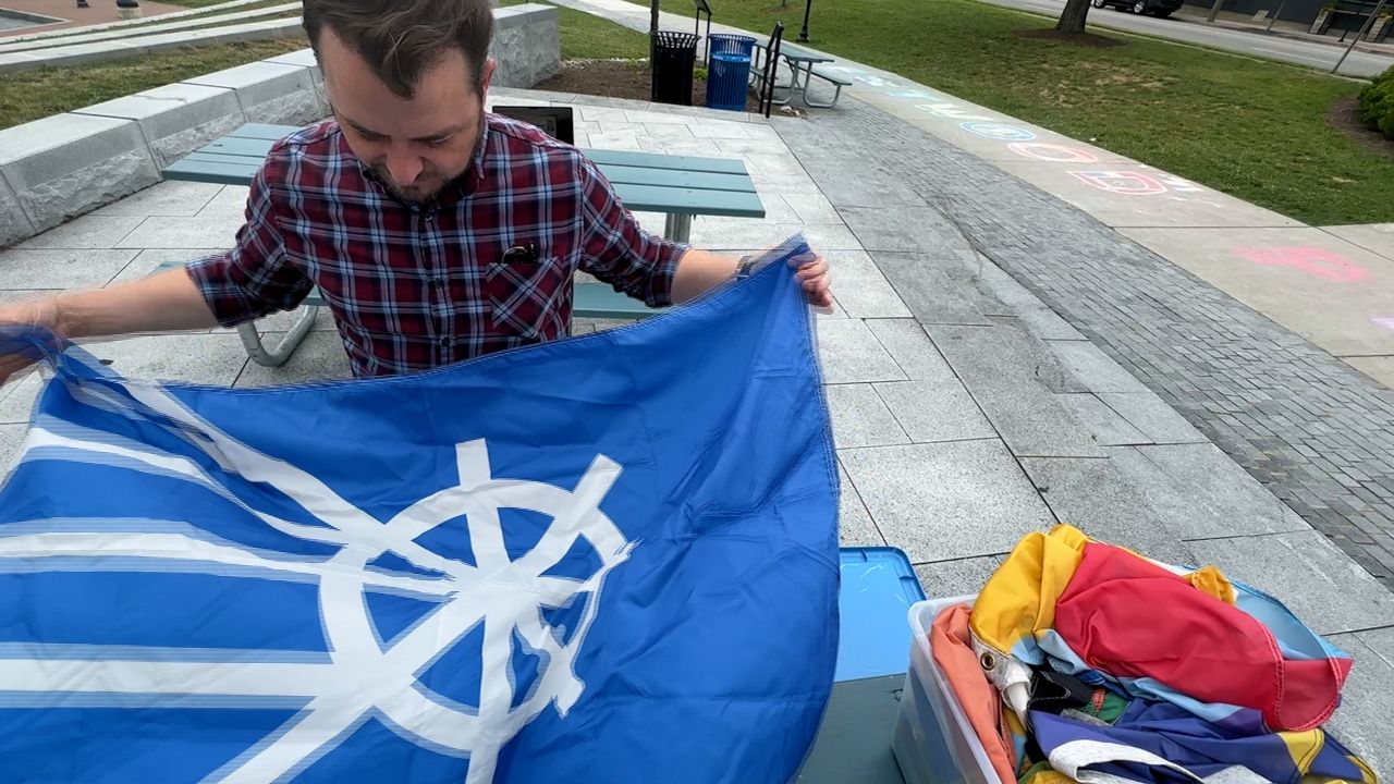 Flags celebrate unique neighborhoods
