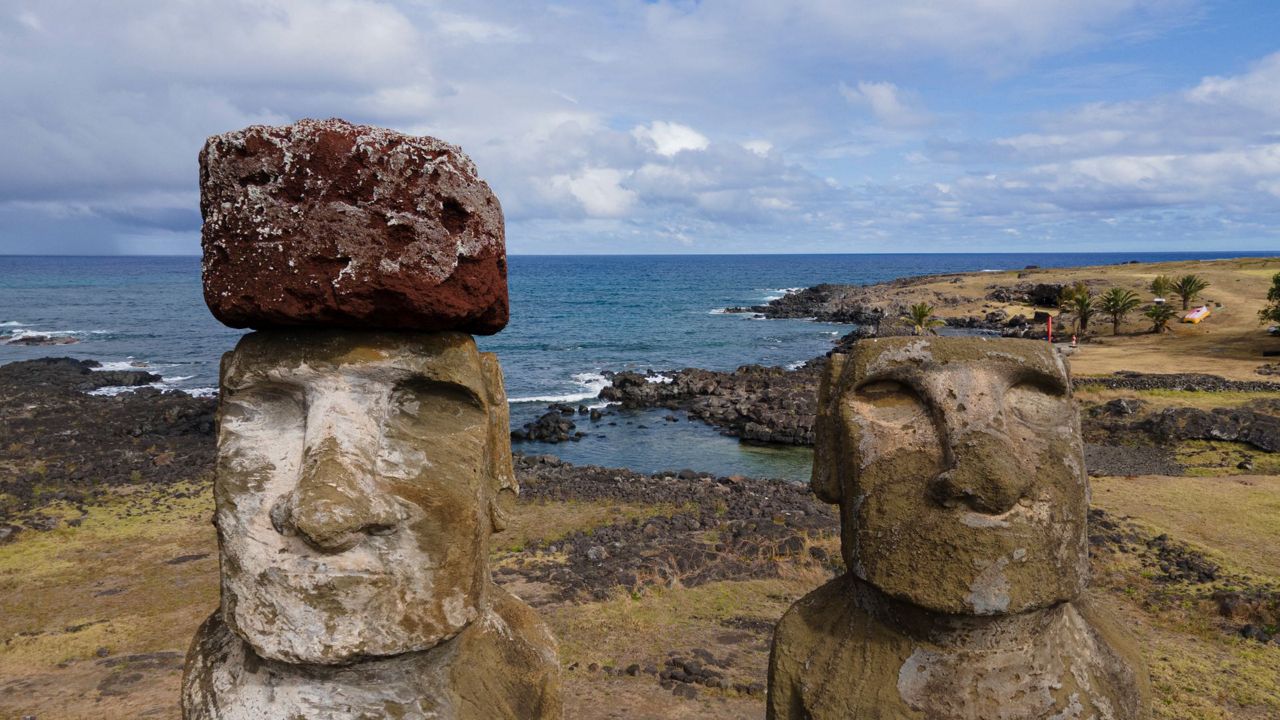 Rising seas could put Easter Island's moai at risk by 2080, study warns