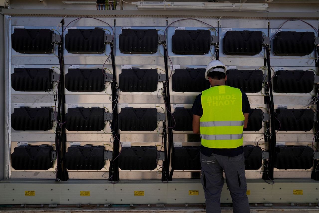 Battery-powered Greek island bets on green future