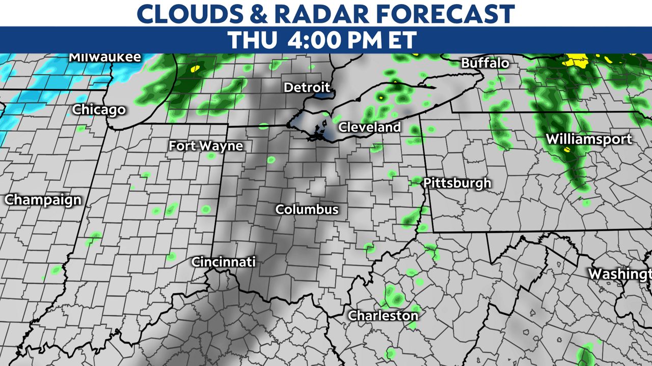 High winds and storms will come in on a warm Thursday