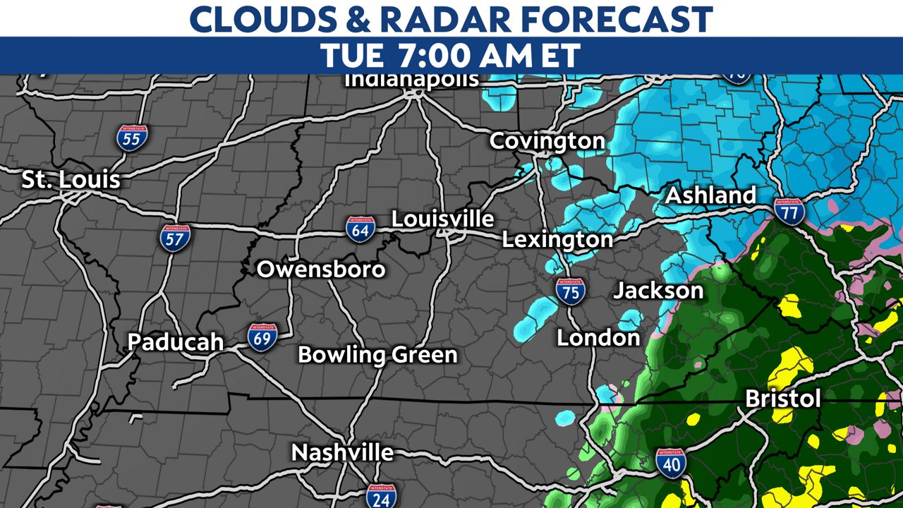 Accumulating snow ahead overnight into Tuesday