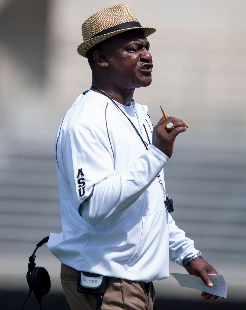 Alabama State coach pursuing football wins, doctorate