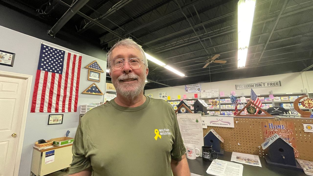 Military Missions working on Easter care packages