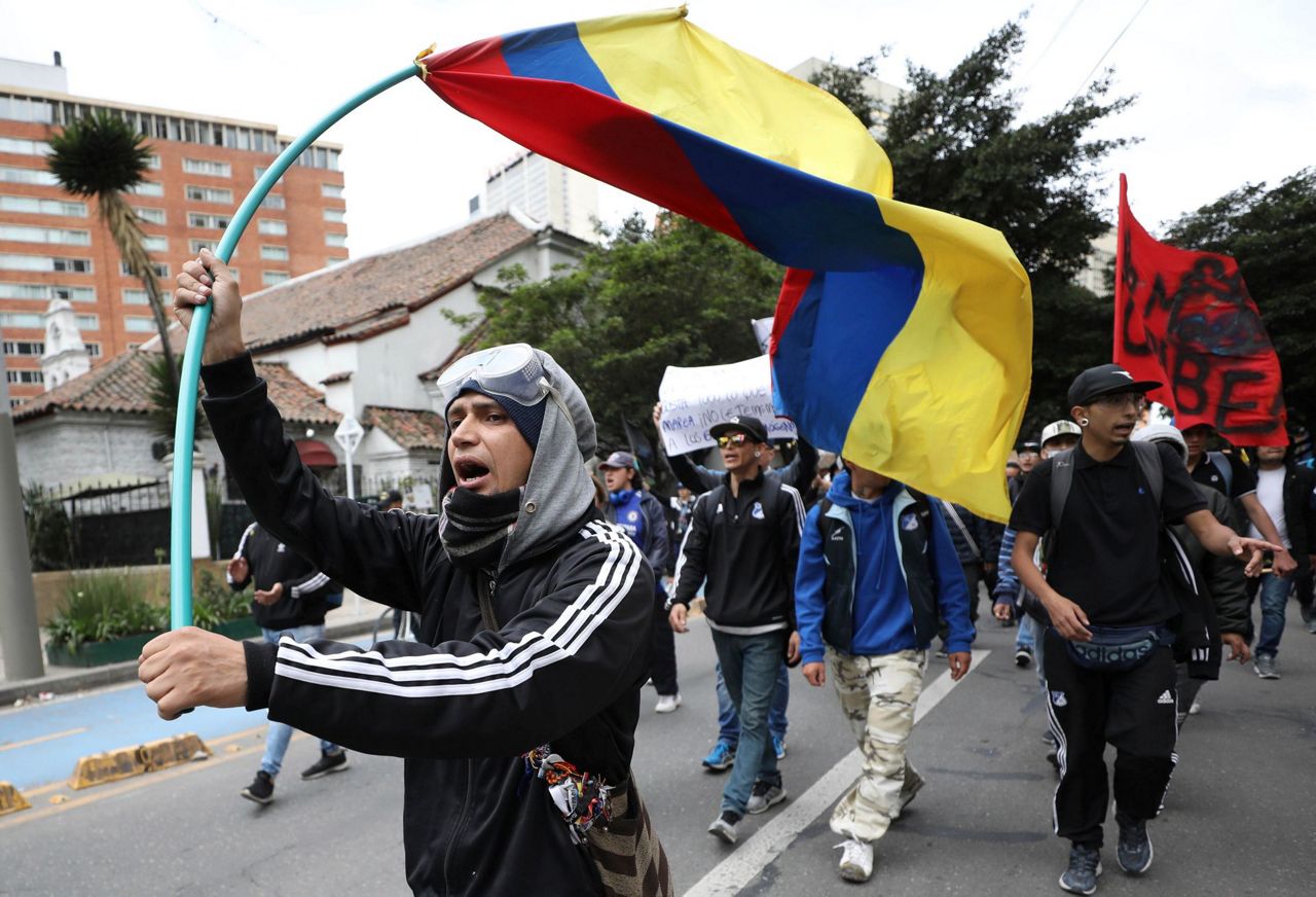 Myriad frustrations draw Colombians back onto streets