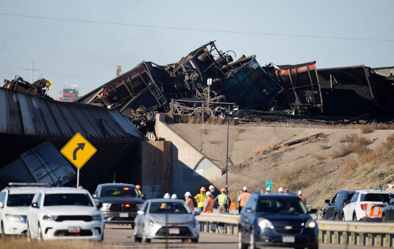 Semi-truck driver killed when Colorado train derails, spilling train ...