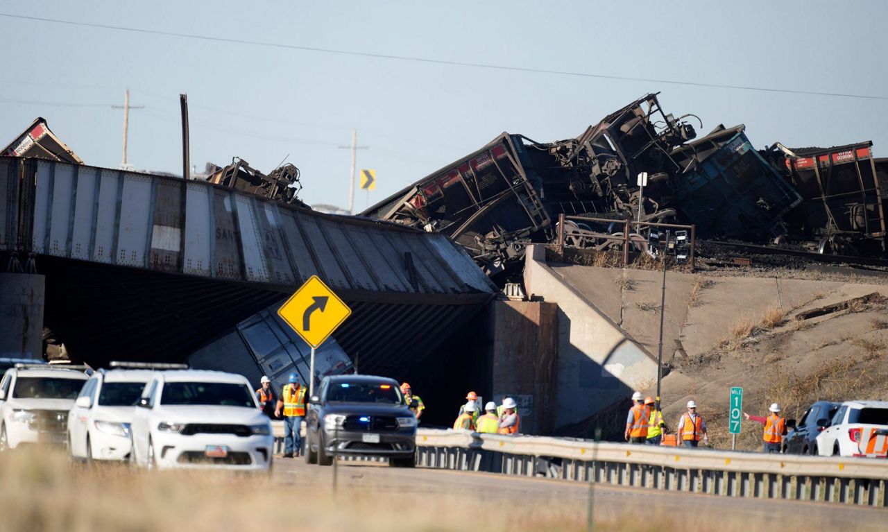 Semi-truck driver killed when Colorado train derails, spilling train ...