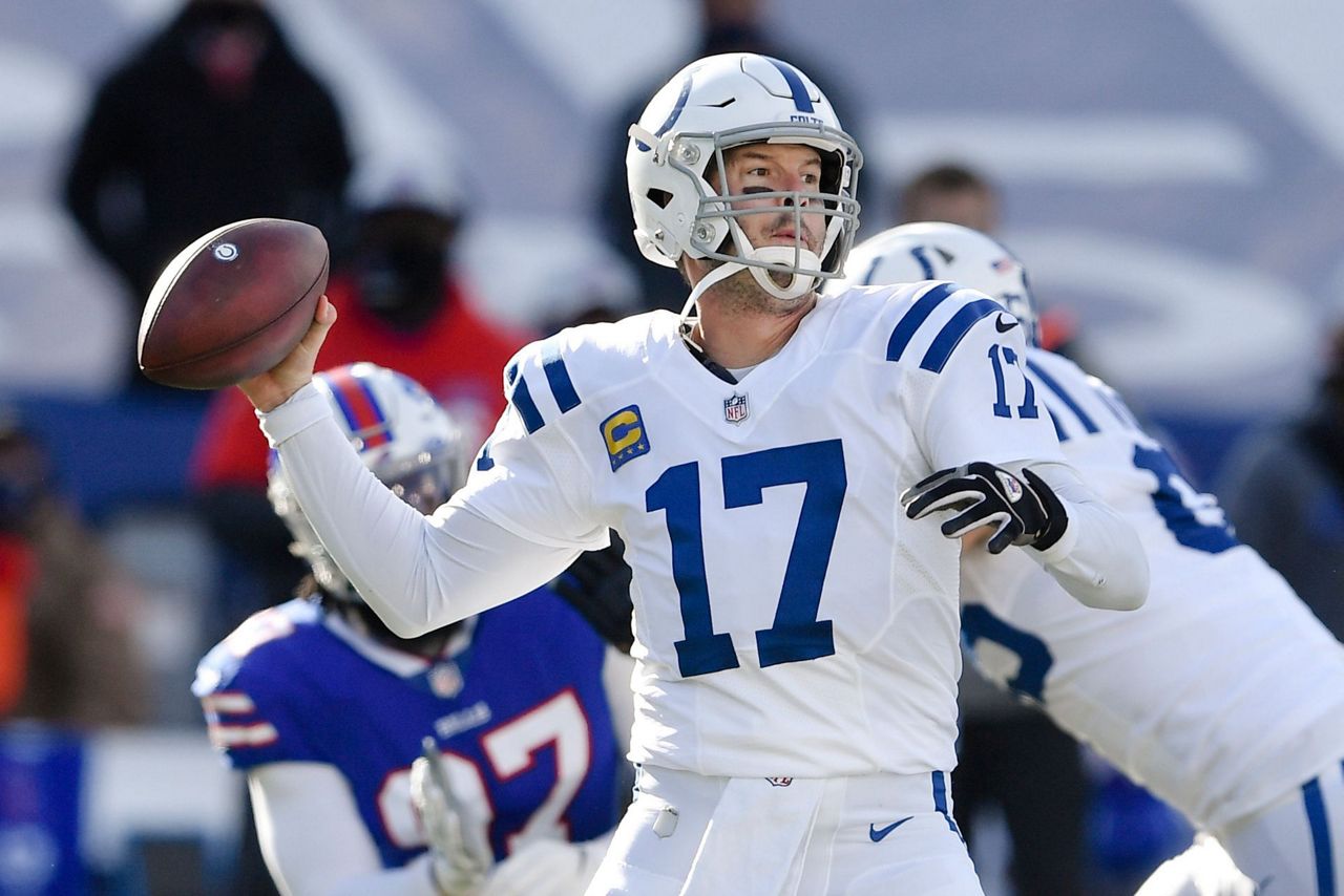 The Latest: Expanded wild card weekend begins at Buffalo