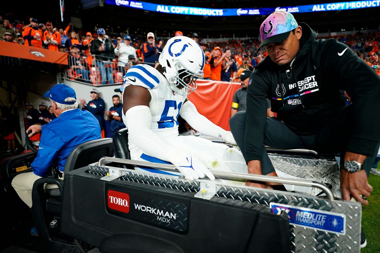 Colts grind out 12-9 win over Broncos in injury-filled game