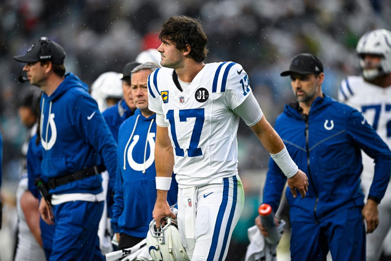 Colts QB Daniel Jones sidelined with right Achilles tendon injury