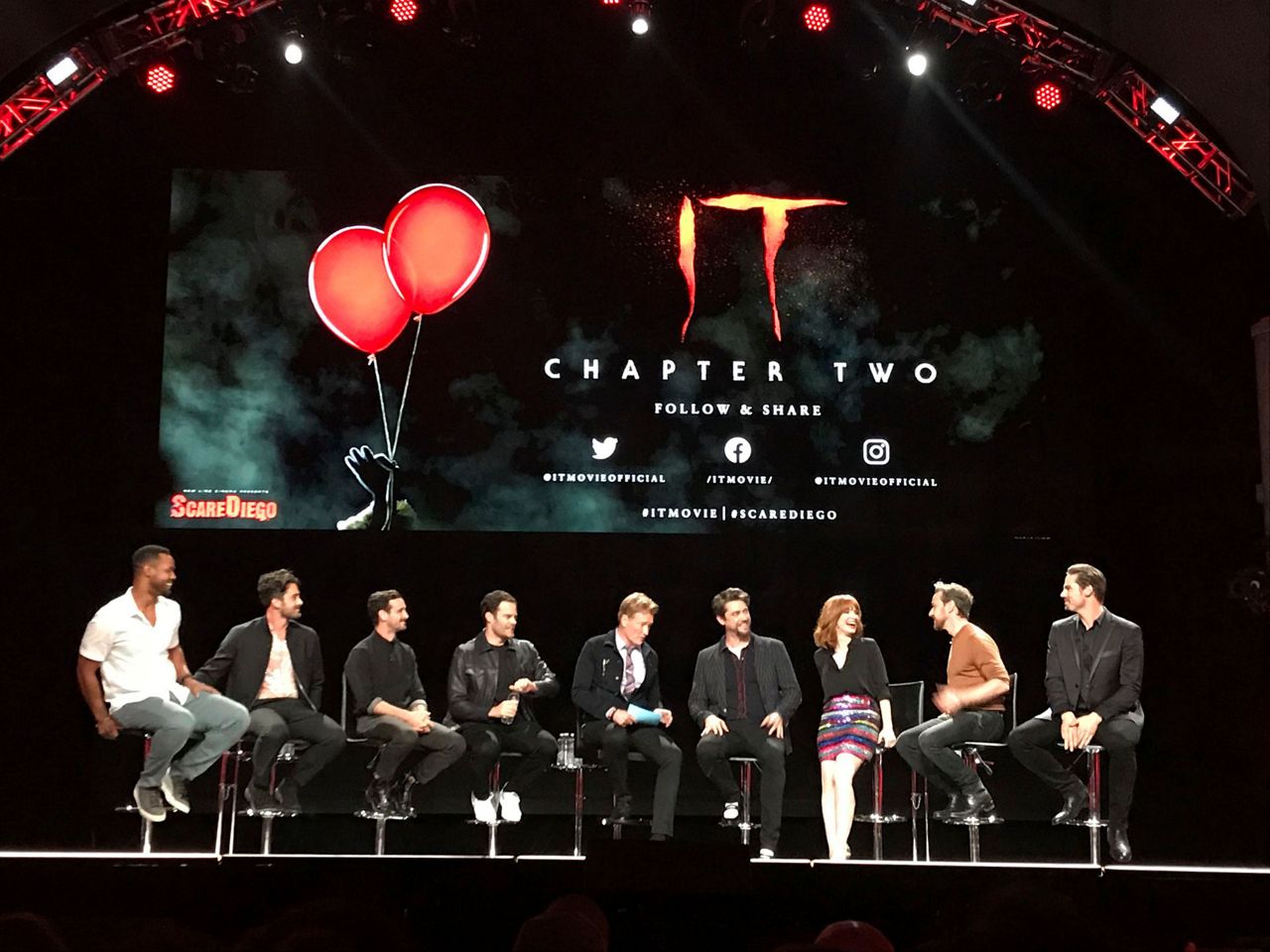 'It: Chapter Two' cast talks intense shoot at Comic-Con