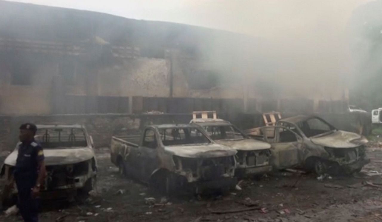 Fire destroys thousands of Congo voting machines in capital