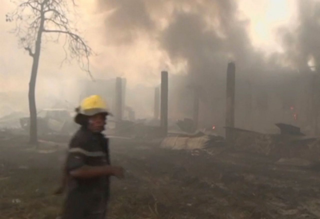 Fire destroys thousands of Congo voting machines in capital