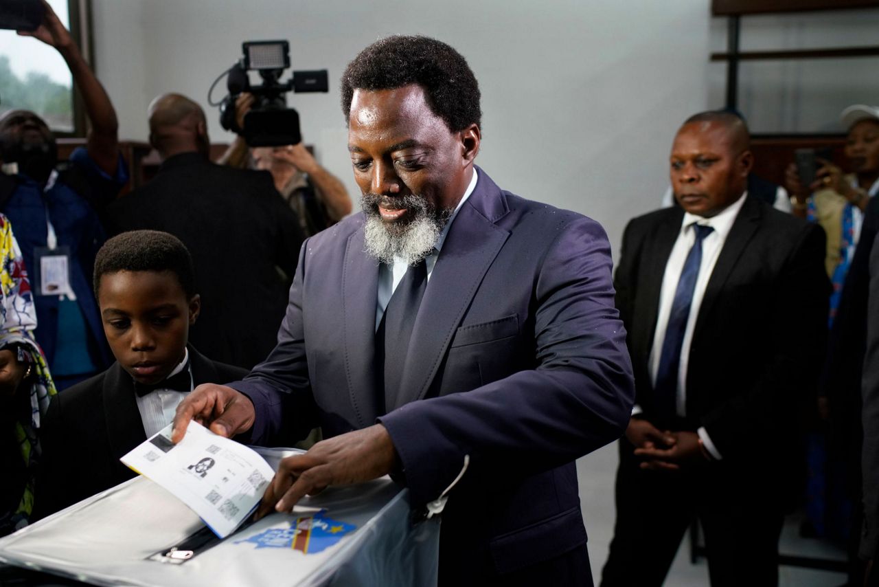 The Latest: Congo polls open for presidential election