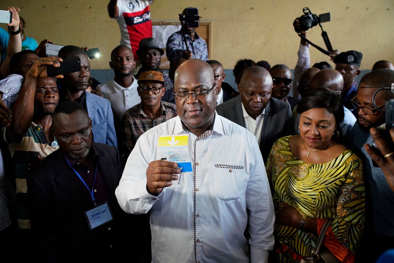 The Latest: Congo polls open for presidential election