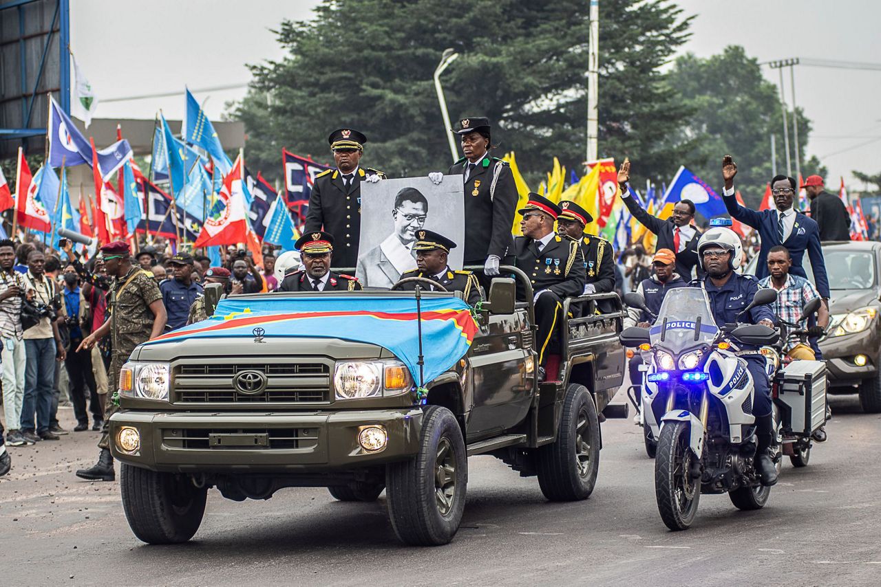 Remains of Congo's independence hero interred amid honors