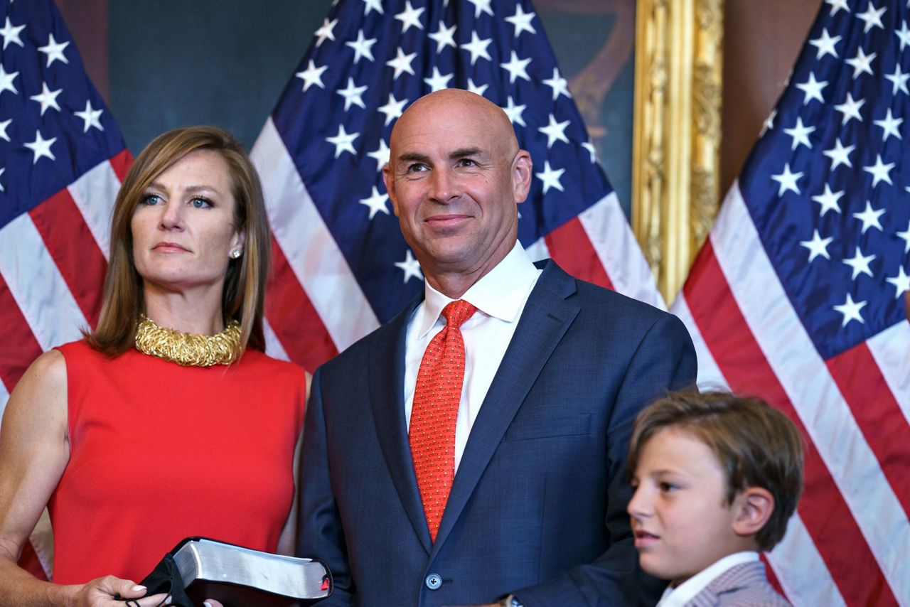 Texas congressman sworn in after beating Trump-backed rival