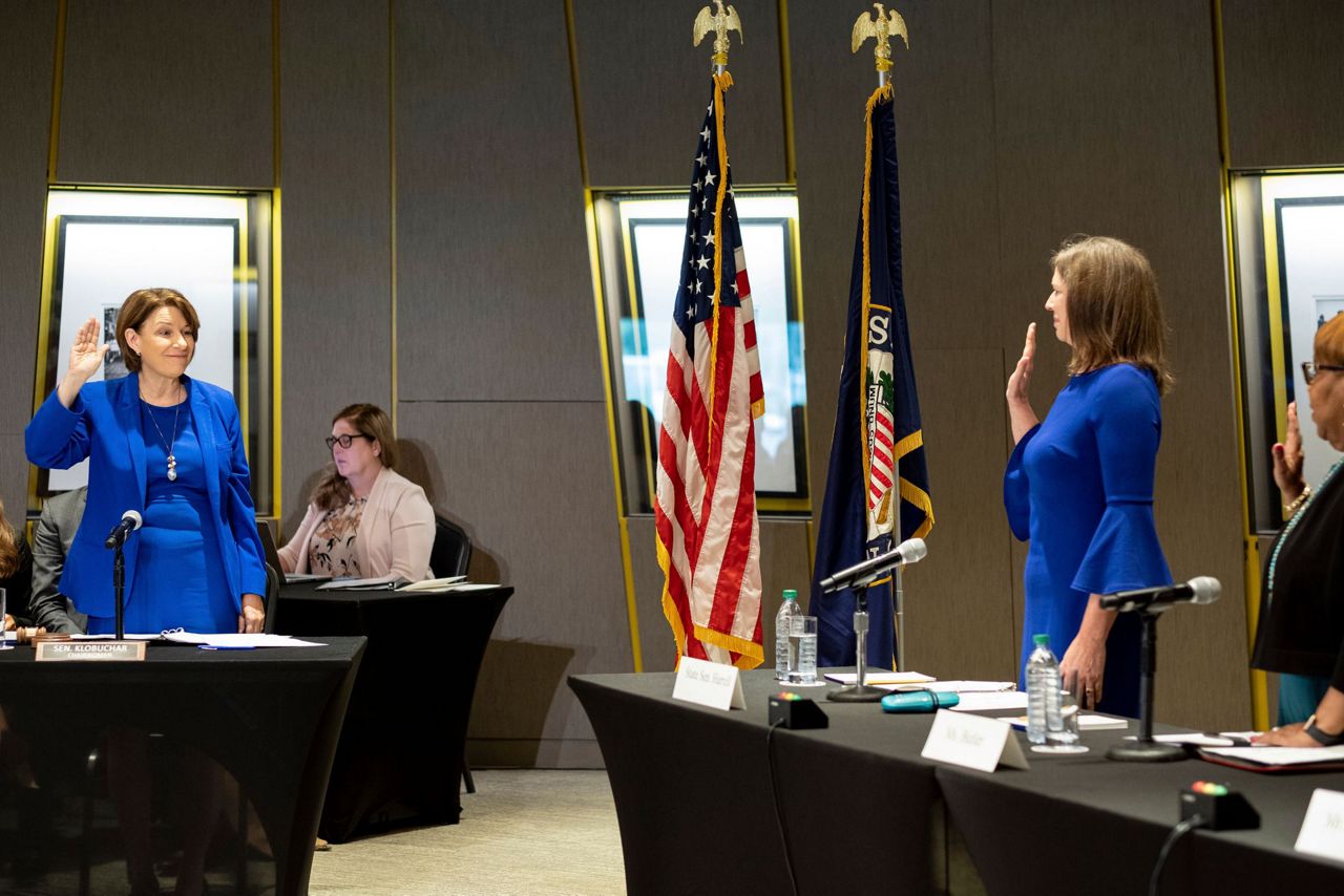 Senate Democrats take their case for voting bill to Georgia