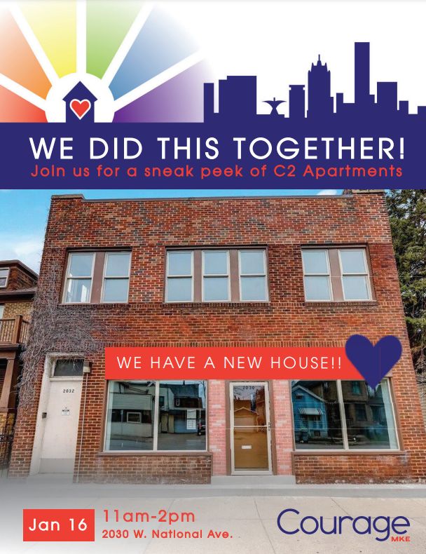 Courage MKE purchases home to aid LGBTQ+ young adults
