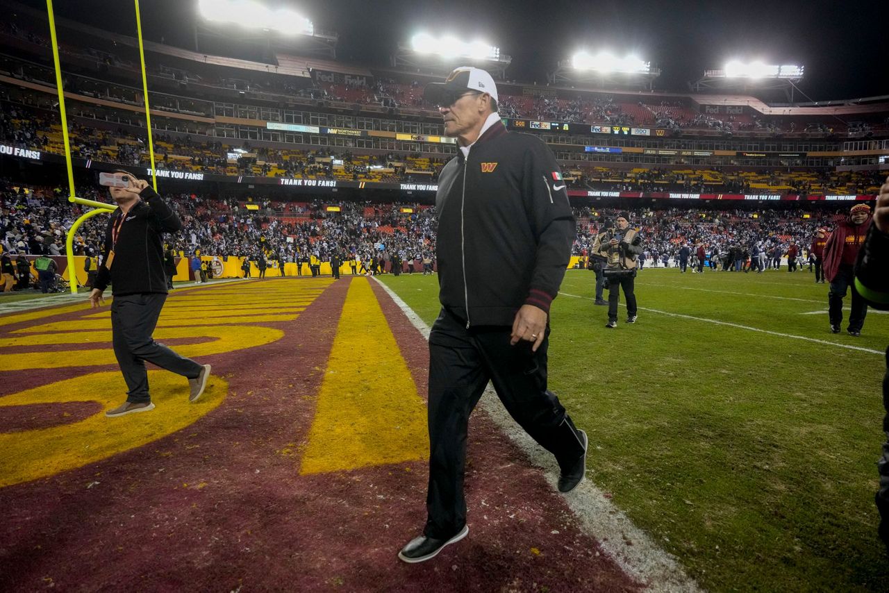 Commanders fire coach Ron Rivera as new ownership begins making changes